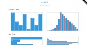 CSSのみで作れるシンプルなチャート・「cssplot」 - かちびと.net
