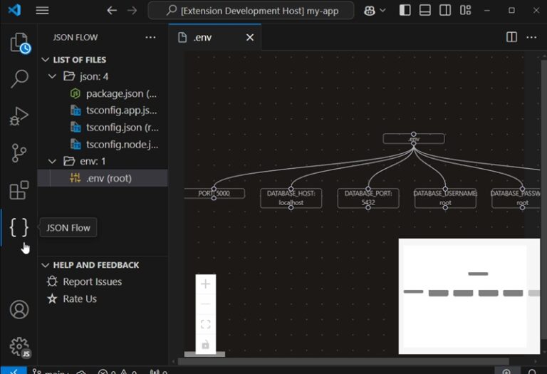 JSONファイルをノードを使ったフローチャートにビジュアライズできるVS Code拡張・「JSON Flow」 - かちびと.net