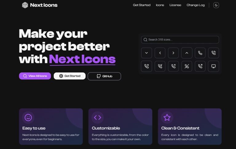 ReactおよびNext.js用のパフォーマンスを重視した軽量アイコンコンポーネントライブラリ・「Next Icons」 - かちびと.net